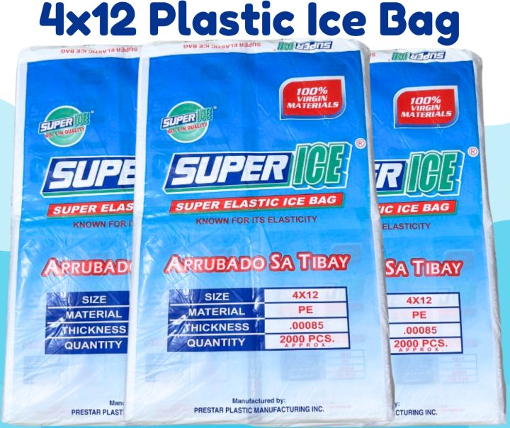 Ice bag Quality Yelo making Ice tubig 4x12 matibay Plastic Ice Bag ...