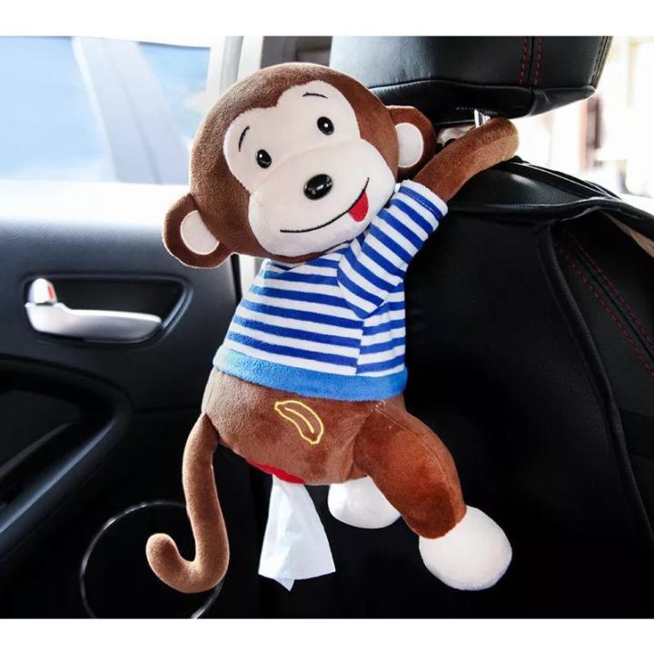 Boneka karakter monyet lucu bisa buat tempat tisu di dalamnya | Lazada ...