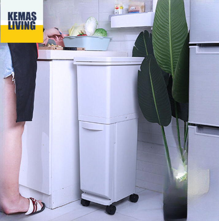 Kemas Living Housekeeping Household Sorting Trash Can Large Garbage ...