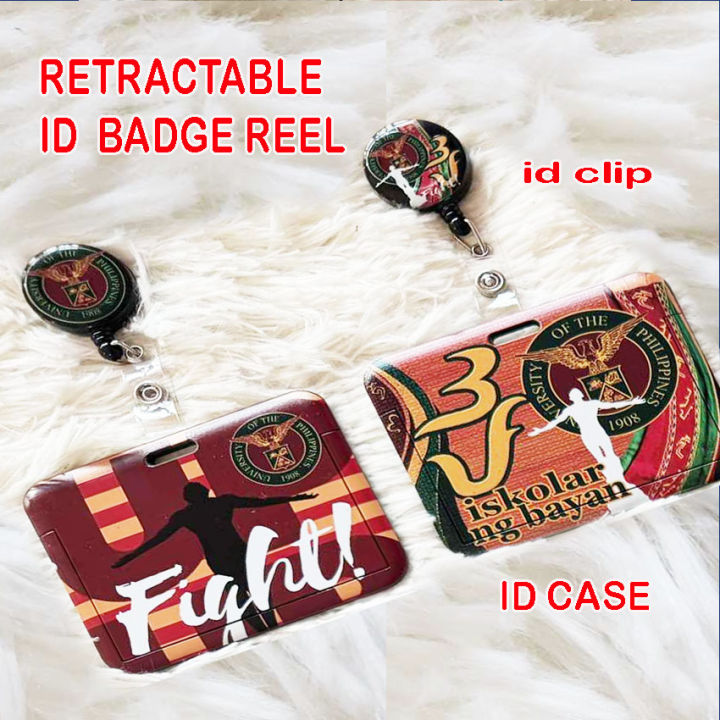 UP University of the Philippines ID BADGE RETRACTABLE REELS ID CLIP ...