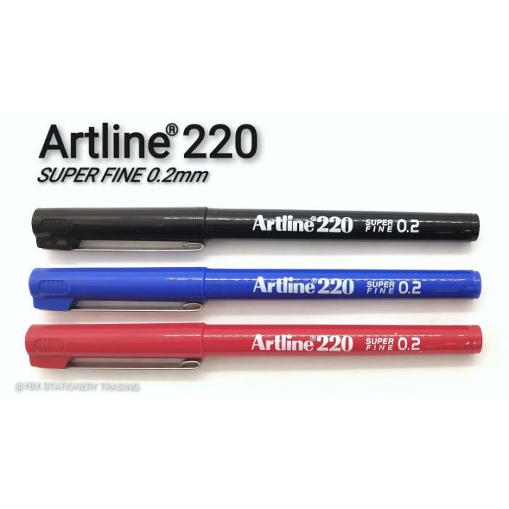 Artline 220 SUPER FINE 0.2mm WRITING / DRAWING PEN (1pcs) | Lazada