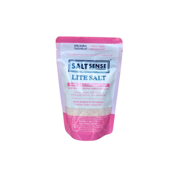 Saltsense Lite Salt - Pink Himalayan Salt Iodised 400G | Lazada