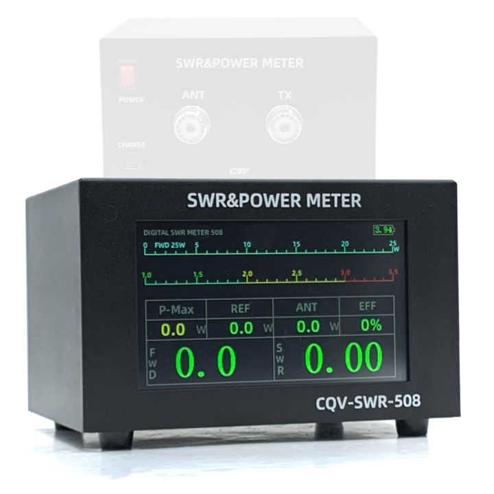 200W High Power Digital SWR Meter with 1.8-54Mhz Frequency 4.3 Inch IPS ...