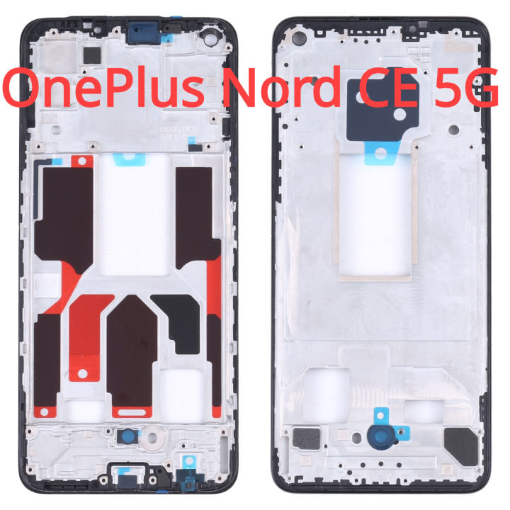 สำหรับ OnePlus Nord CE 5G อะไหล่แผ่นขอบกรอบกลางดั้งเดิม EB2103 EB2101 ...