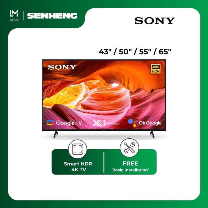 Sony X75K 4K Ultra HD High Dynamic Range (HDR) Smart TV | Television | Televisyen 43"/50"/55"/65 ...