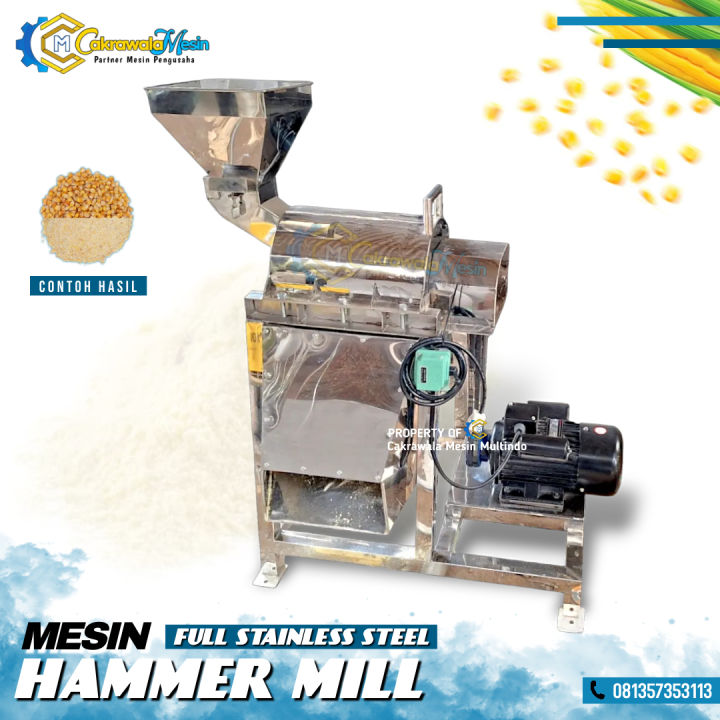 Mesin Hammer Mill / Hummer Mill (Mesin Penepung Multiguna) Full ...