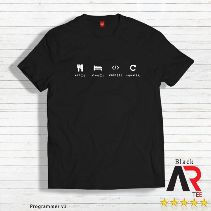 ARtee Programmer version 3 Aesthetic Minimalist Customized Shirt Unisex Tshirt for Men and Women ...