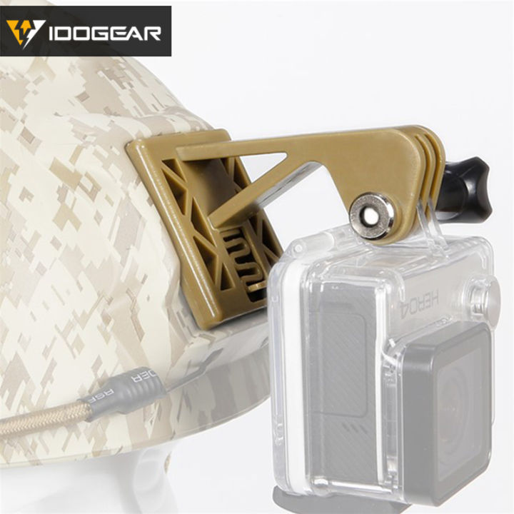 IDOGEAR Tactical Camera Helmet Fixed Adapter Mount tactical Camera ...