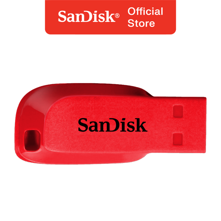 SanDisk SDCZ50-032G-G35R Cruzer Blade 32GB Flash Drive (Red) | Lazada PH