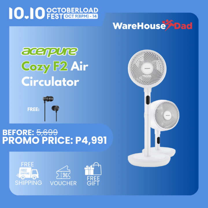 Acerpure Cozy F2 Pedestal Air Circulator Fan | Lazada PH