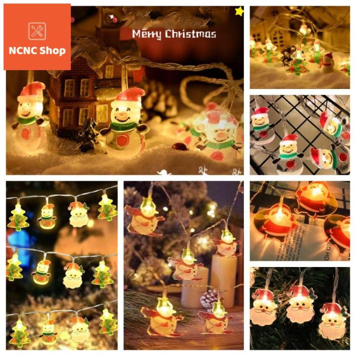 NCNC Christmas Tree Christmas Light String Santa Claus Snowman Xmas ...