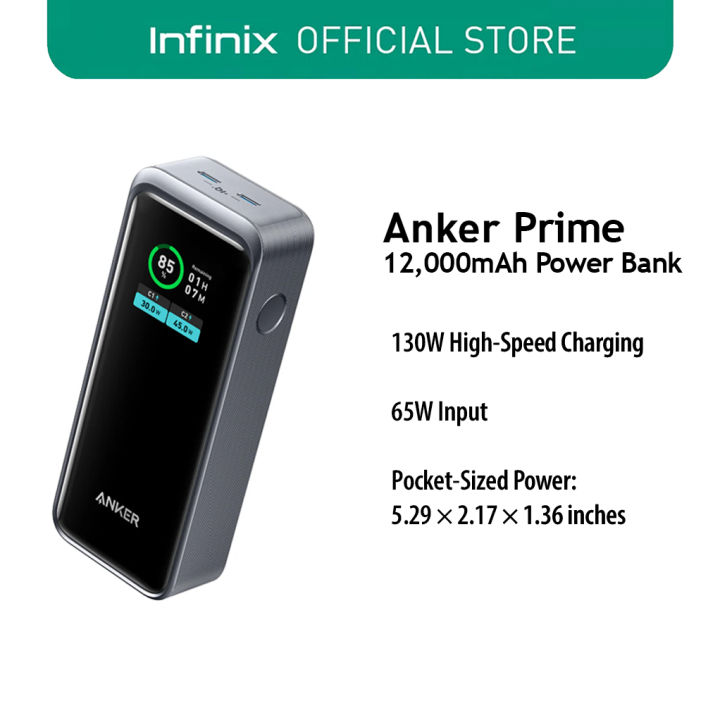 Infinix Anker Prime Powerbank 12000 mah | Lazada PH