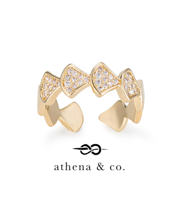 Athena & Co. 18k Gold Plated Lane Serpenti Ring | Lazada PH
