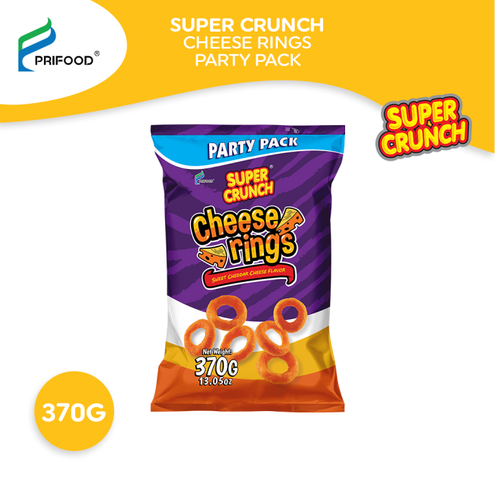 Super Crunch Cheese Rings Party Pack 370g | Lazada PH