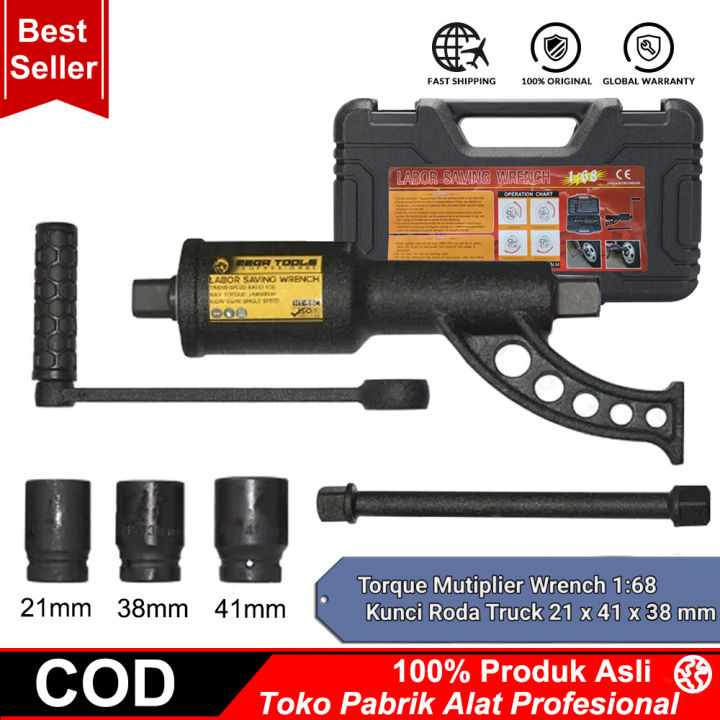Kunci Roda Truck Impact Torque Multiplier Wrench 1:68 Truk Kunci 21, 38 ...