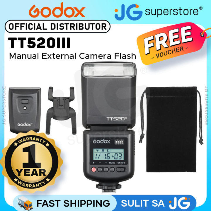 Godox TT520III TT520II ThinkLite Manual Wireless External Camera Flash ...