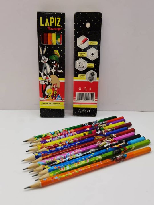 Lapiz 2B Fancy Pencils 12's | Lazada