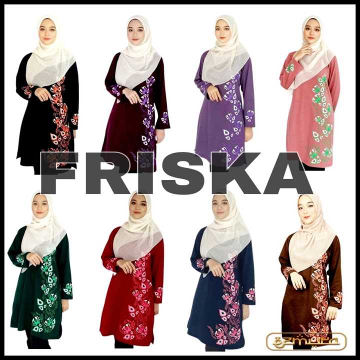 Baju Tshirt Muslimah Moden Pelbagai Warna Exclusive By Ezmura | Lazada