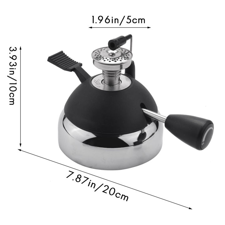 Mini Gas Burner HT-5015M Mini Tabletop Gas Butane Burner Heater Siphon ...