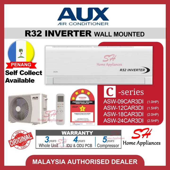 AUX R32 Inverter Air-conditioner C-series ASW-CAR3DI AIRCOND INVERTER 1 ...