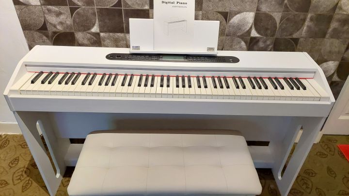USED 88 Keys Hammer Weighted Digital Piano With LCD Display Screen ...
