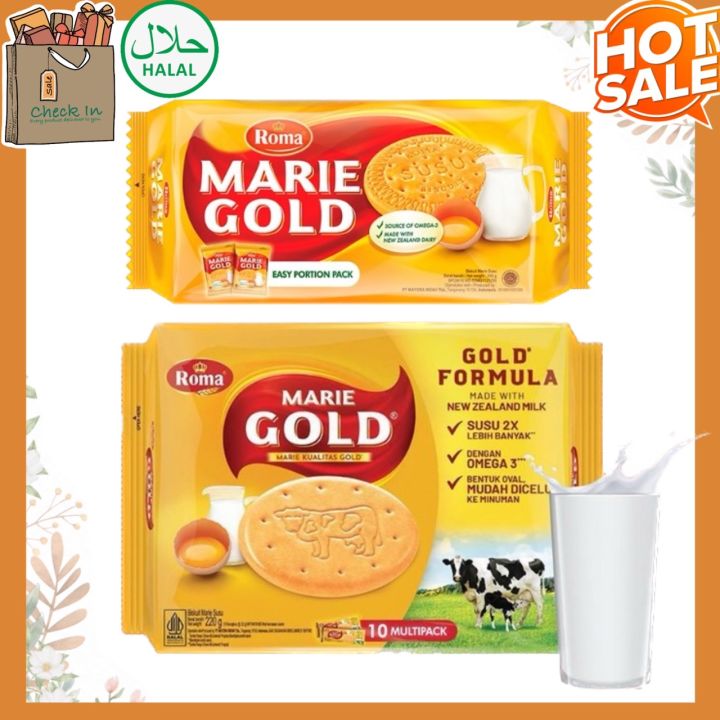 Roma Marie Gold Biscuit โรม่า แมรี่โกลด์ บิสกิตรสนม 200g 240g | Lazada.co.th