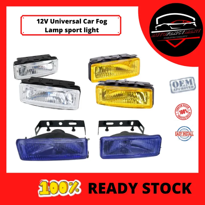 2PCS 12V Universal Car Fog Lamp sport light Spotlight Super High Power ...