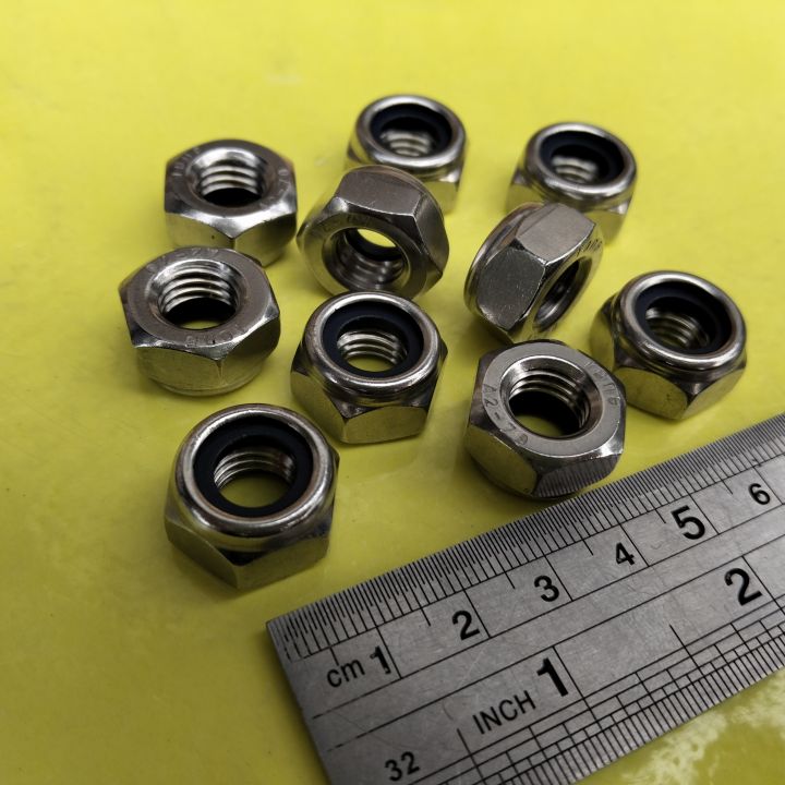 MUR NYLON SS M10 / MUR BAUT KUNCI 17 / MUR NYLON STAINLESS M10 SUS 304 ...
