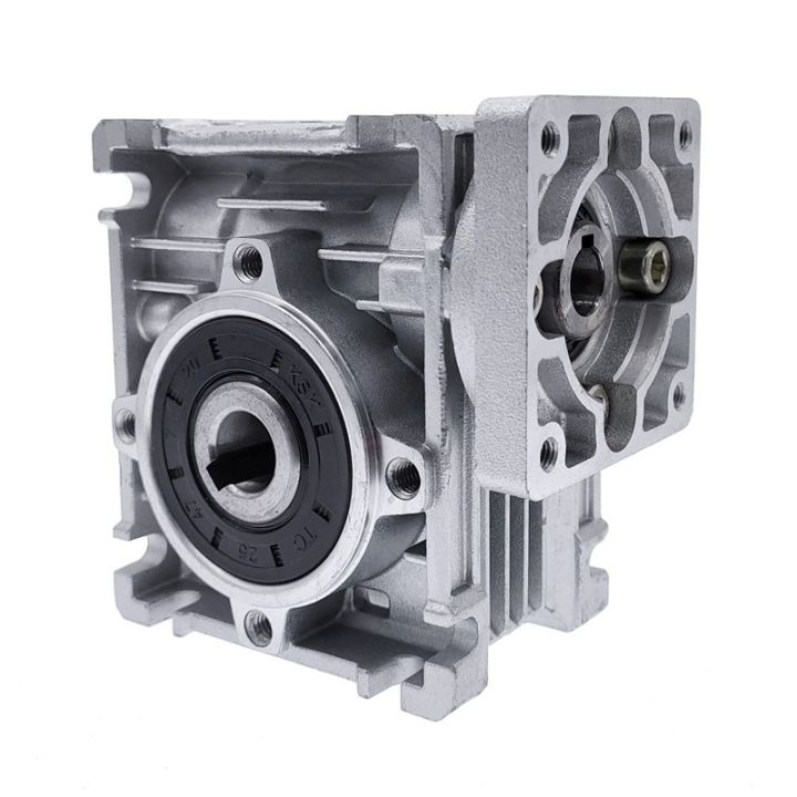 VINCE-Speed Reducer Worm Dc Motor Gearbox Rv030 14mm Output 5:1-80:1 Worm Gearbox Speed Reducer ...