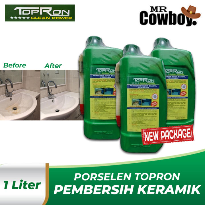 MR.COWBOY - Topron Pembersih Kamar Mandi / Toilet Paling Ampuh 1 Liter ...