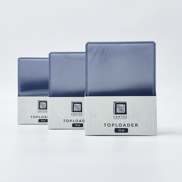 Toploader 35pt | 100pt | 130pt Clear Card Protector | Cratos Storage ...