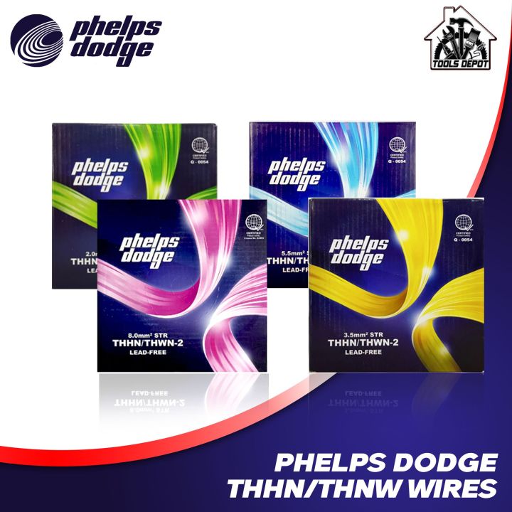 PHELPS DODGE THHN/THWN STRANDED WIRES 150M/BOX | Lazada PH