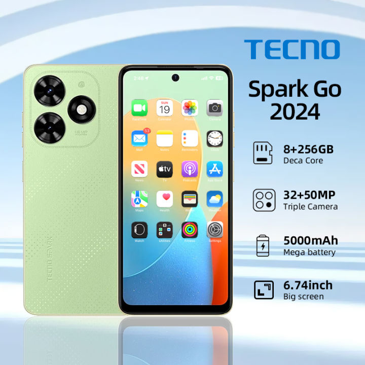 Tecno Spark Go 2024 (3GB + 64GB) | Octa-Core Processor | DTS Dual Speaker | | Lazada PH