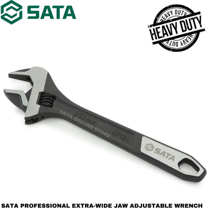 (ND) SATA PROFESSIONAL EXTRA-WIDE JAW ADJUSTABLE WRENCH / ADJUSTABLE ...