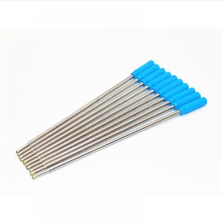 10PCS BLACK Suit Fine Blue Cross Style Ballpoint Pen Refills | Lazada PH