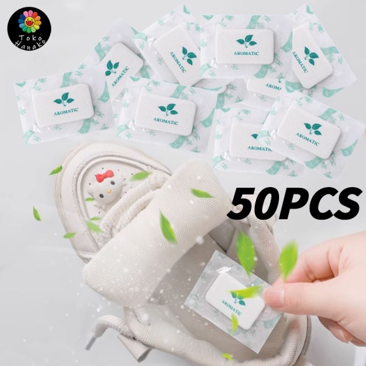 50pcs Tas wewangian Pengawet Tas Sepatu lemon Anti Jamur Penghilang Bau ...