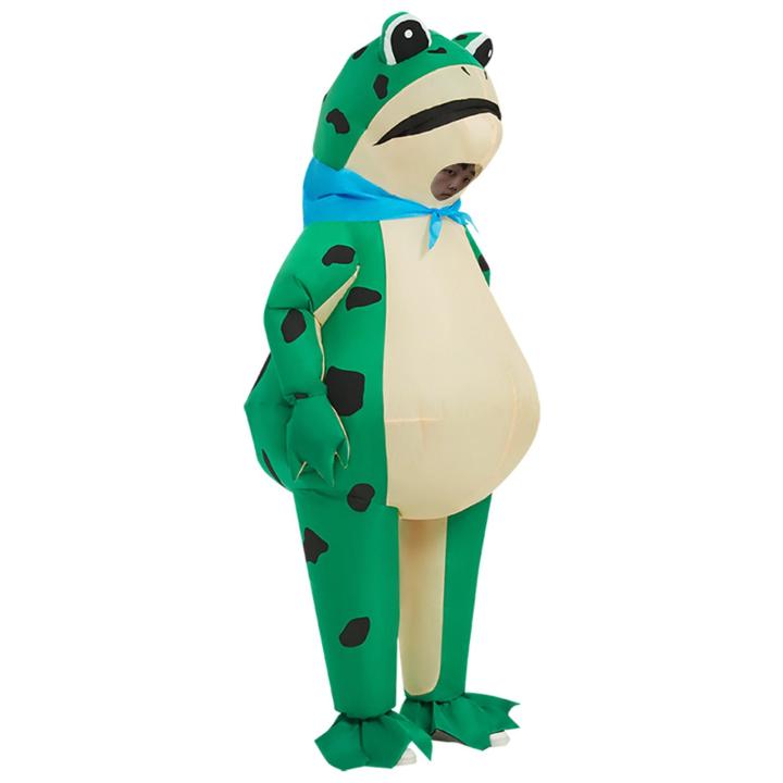 koolsoo Unisex Adult Animal Frog Inflatable Costume Dress up Halloween ...
