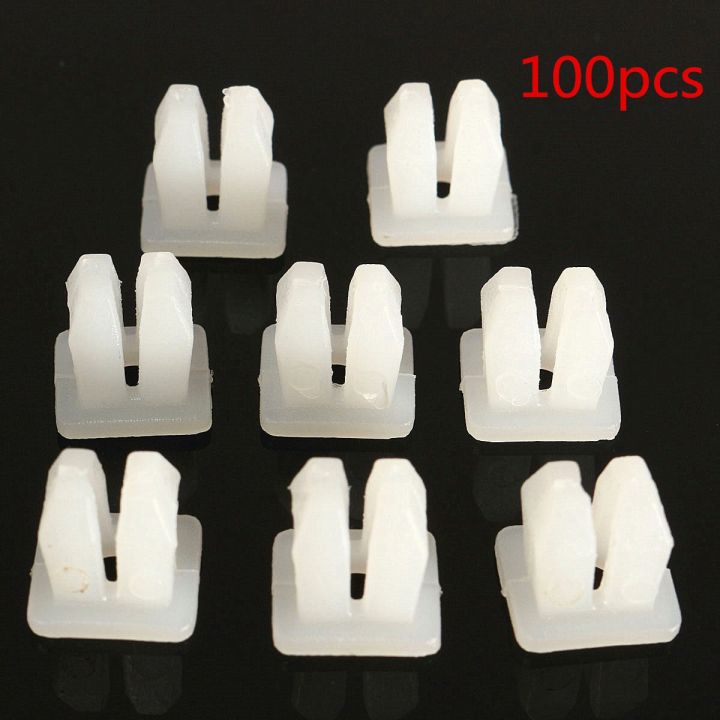 100pcs Universal 5mm Auto Fastener Car Plastic Push Rivet Fender Clips