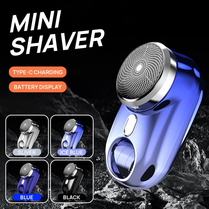 Mini Rechargeable Electric Shaver-Beard Trimmer Razor Portable Mini ...