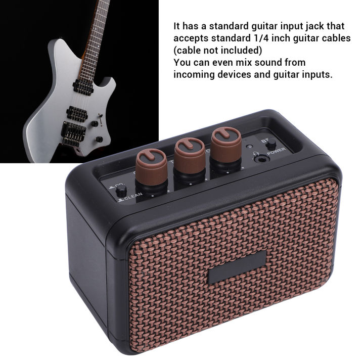 Electric Guitar Amplifier Portable Practice Combo Amp Built in Double ...