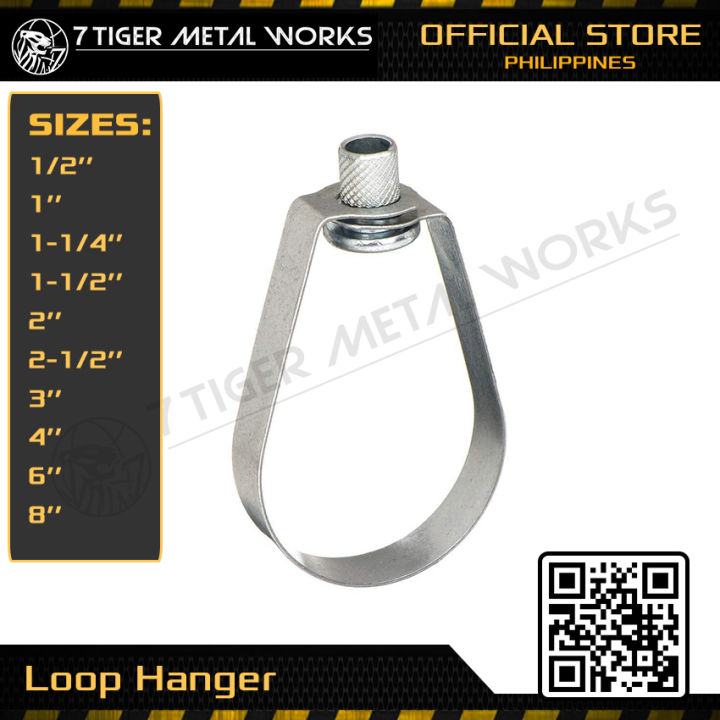 Loop Hanger 1/2 inch to 6 inches for Pipe support | Lazada PH