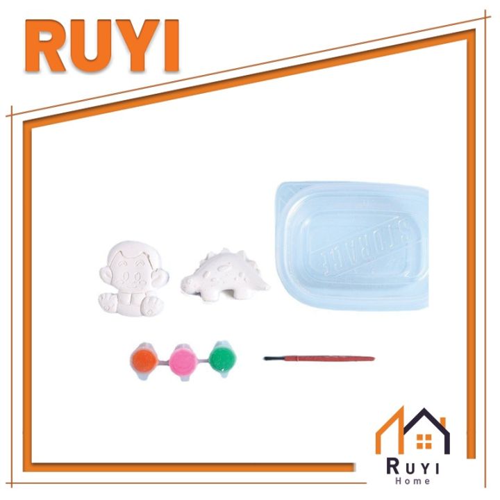 Plaster Painting Doll Creative DIY Plaster Toy Kids Painting Coloring ...