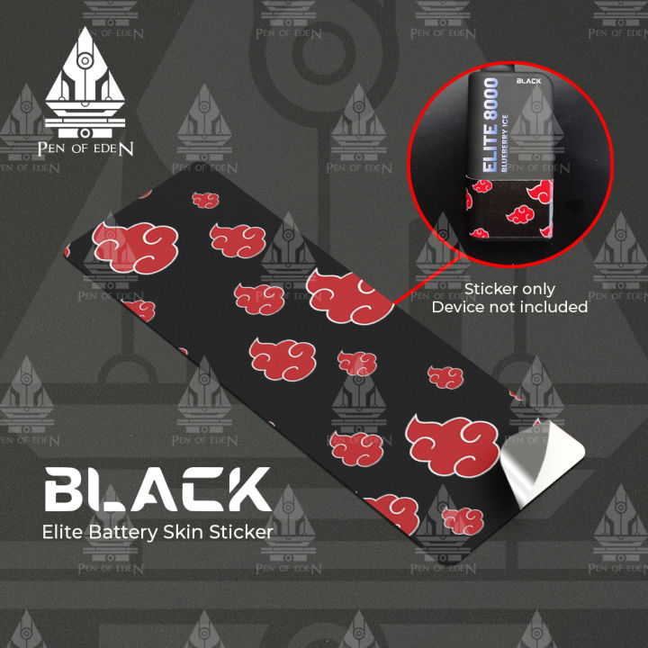 Akatsuki Skin Sticker for Black Elite Battery | Lazada PH