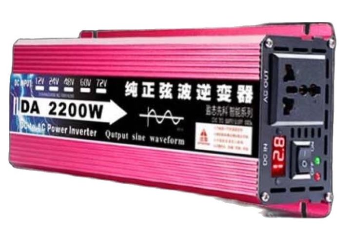 DA Inverter 2200W รุ่น12V/24V TO 220V แปลงไฟDC TO AC ตัวแปลงไฟรถ pure ...