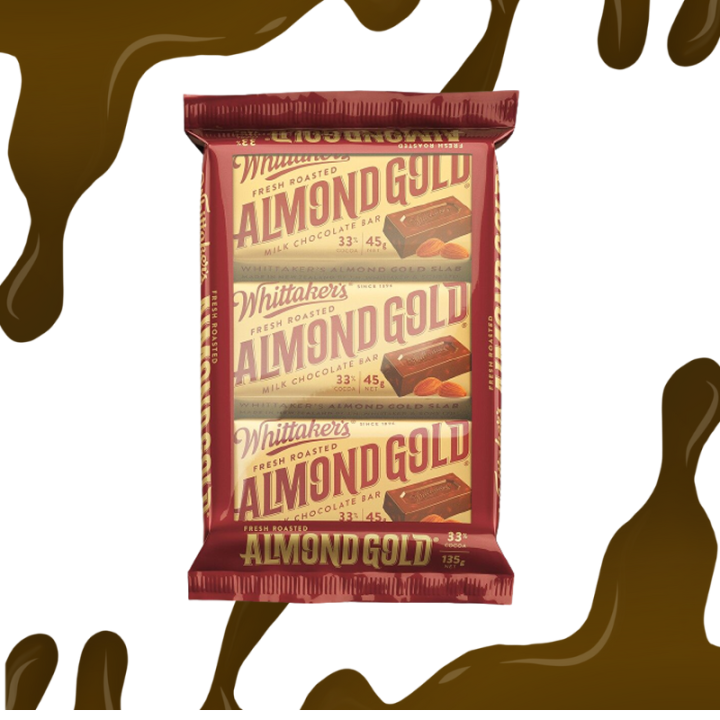Whittaker's Almond Gold 135g | Lazada