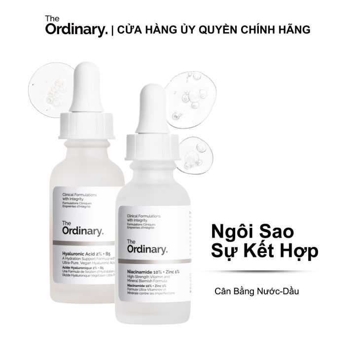 [1/2 Bottle] The Ordinary Niacinamide Serum Hydra B5 Skin Care Set ...