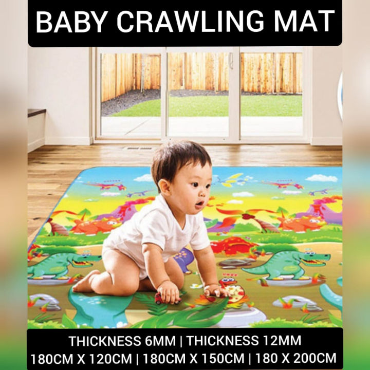 [READY STOCK] 12MM 3 Size Baby Crawl Play Game Picnic Carpet Animal ...