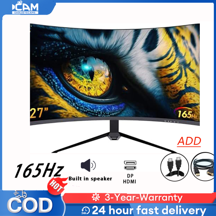 Built in speaker 27 inch frameless IPS display 1080P display game ...