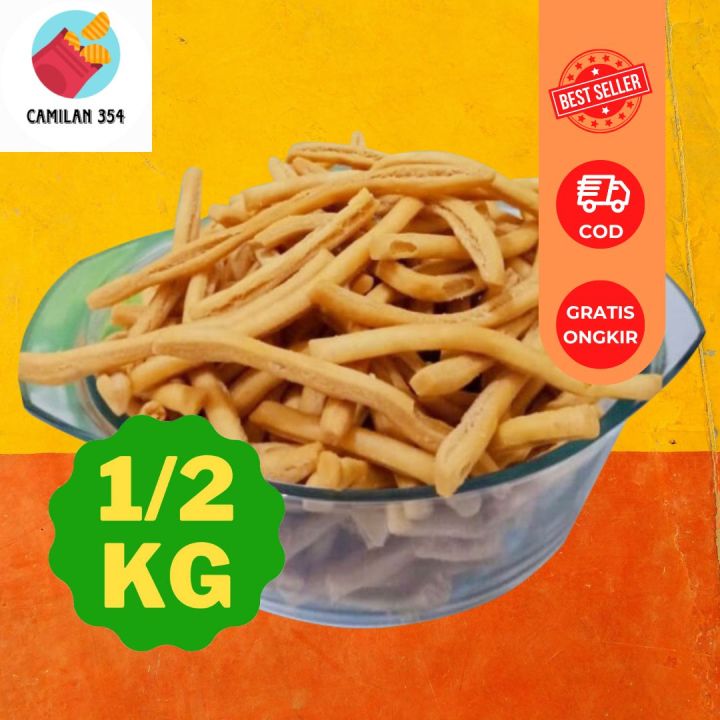 500GRAM - Stik Bawang Original - 1/2KG / Garlic Stick Gurih / Cemilan ...