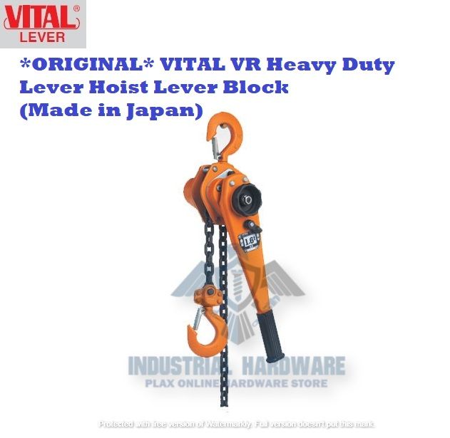 *ORIGINAL* VITAL VR Heavy Duty Lever Hoist Lever Block (Made in Japan ...